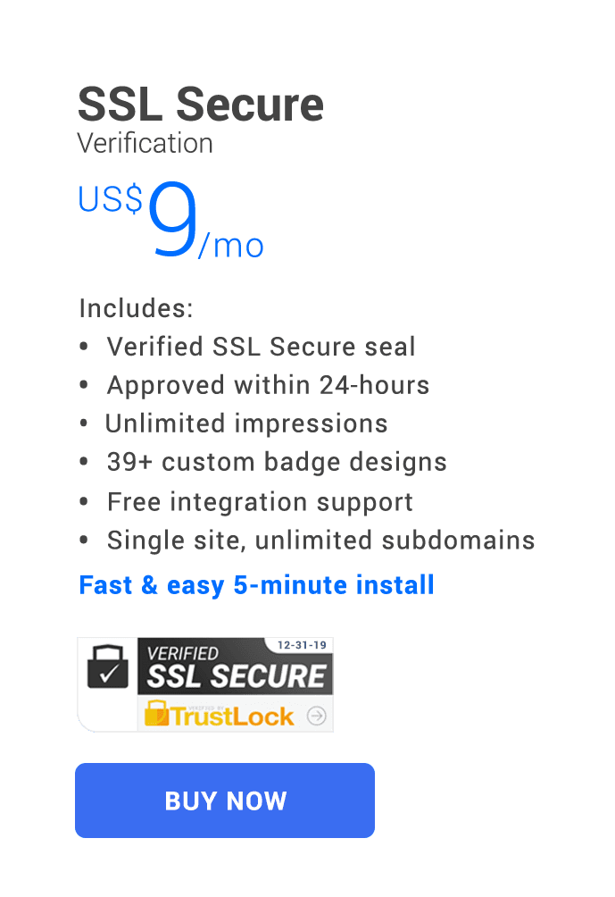 Pricing - Trust Lock